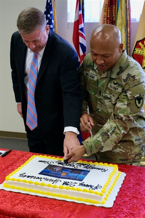Imcom Pacific Celebrates 20 Years Enabling Army Readiness Leaders Sign