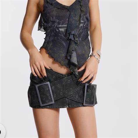 Jaded London Skirts Jaded London Assassin Micro Mini Skirt Poshmark