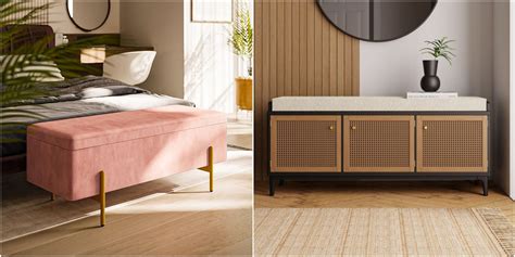 Living Room Bench Seating With Storage Cabinets Matttroy