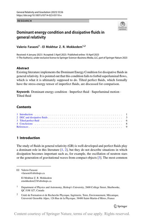 Dominant Energy Condition And Dissipative Fluids In General Relativity