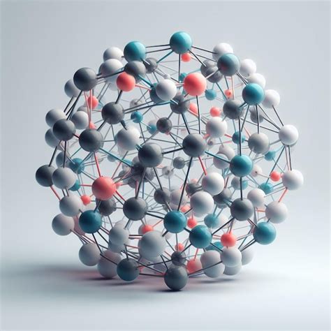 Premium Ai Image Molecular Structure Science Chemistry