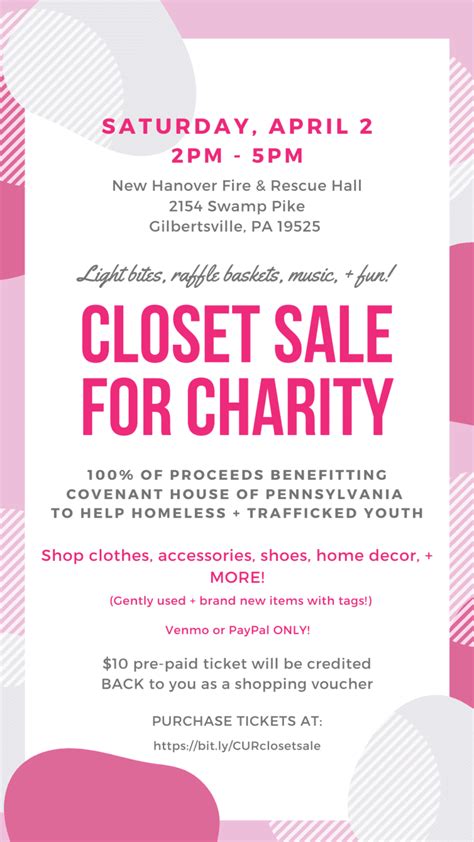 Come Shop My Closet For Charity Coming Up Roses