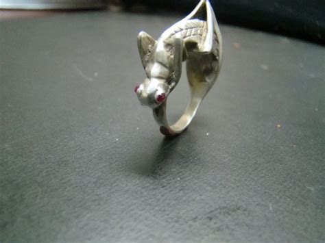 Grasshopper Sterling Silver Ring Etsy