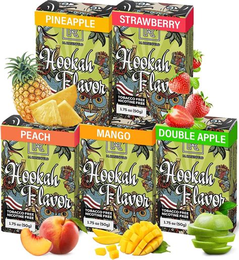 M Rosenfeld Fruit Hookah Flavors Set 5 X 50g Fruit Set
