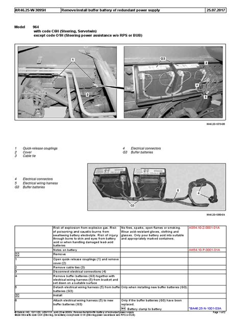 Install Buffer Battery Of Redundant Power Supply Pdf Electrical