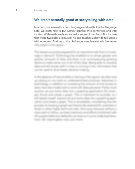 Solution Storytelling With Data A Data Visualization Guide For Business Professionals Cole