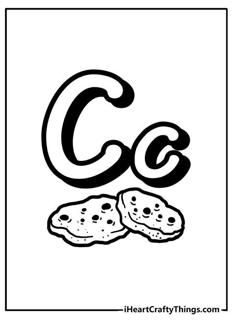 C Is For Cookie Coloring Page Cookie Coloring Pages Best Coloring