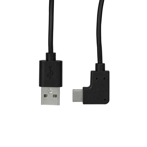 Startech Com Usb To Usb C Cable Right Angle Usb Usb A To Usb C