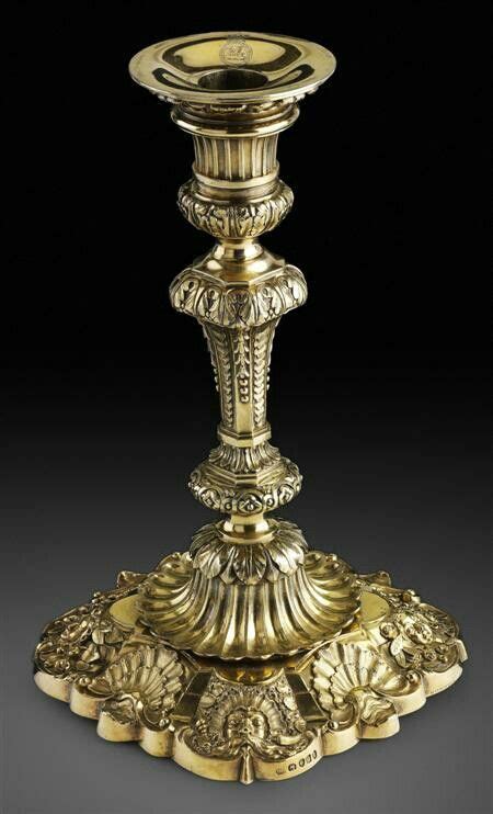 19th Century Rococo Style Brass Candle Sticks Artofit