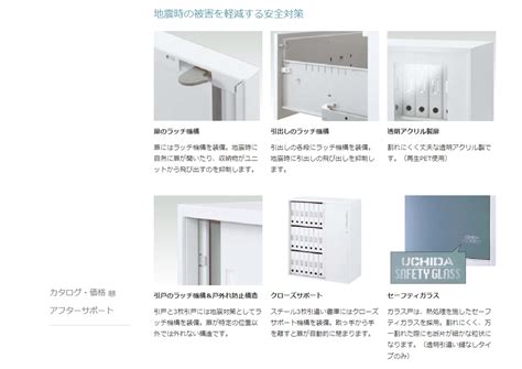 ตู้เอกสารแบบลิ้นชัก 3 ลิ้นชัก Uchida Hs Sreis ตลาดเฟอร์นิเจอร์สำนักงาน