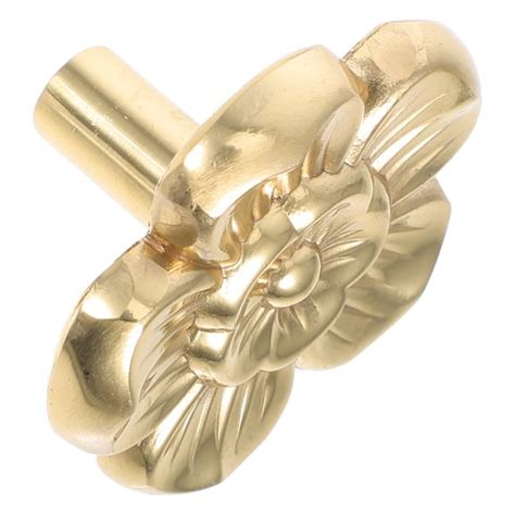 Worgeous Bow Cabinet Handle Solid Brass Shape Bronze Dresser Knobs Gold