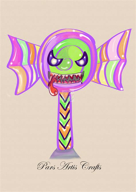 Candy Monster By Parsartiscrafts On Deviantart
