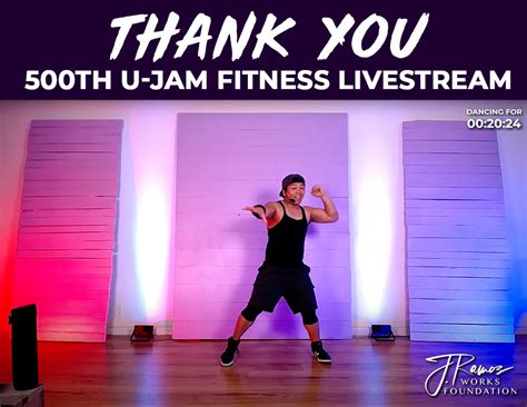We Reached Our 500th U Jam Fitness Livestream