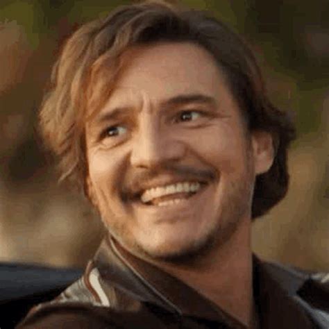 Pedro Pascal Nicolas Cage Big Smile While Driving 