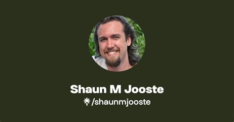 Shaun M Jooste Instagram Facebook Tiktok Linktree