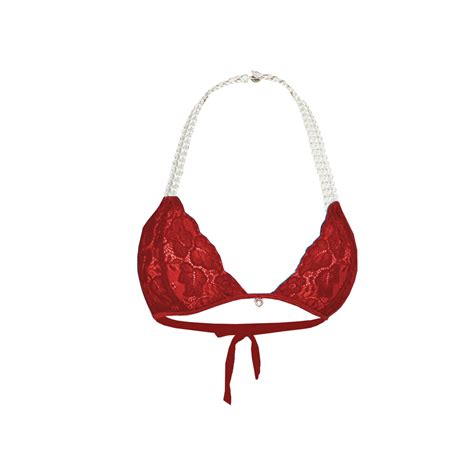 Kamuk Life Lacey White Pearl Red Lingerie Set Intimacy Hub