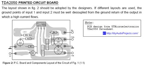 Tda2050 Amp Circuit Diagram Circuit Diagram