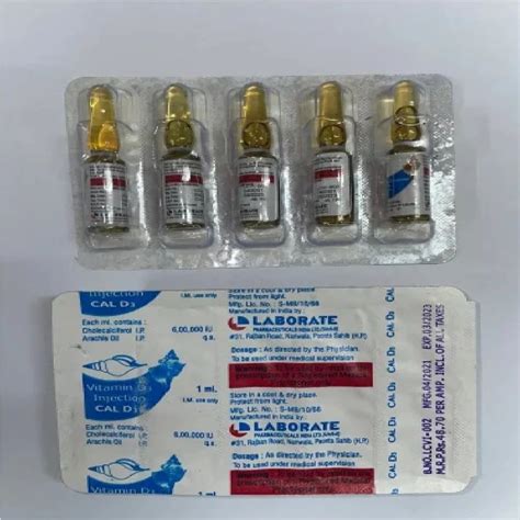 Cal D3 Inj Vitamin D Injection 1 Ml At ₹ 225 Piece In Nagpur Id