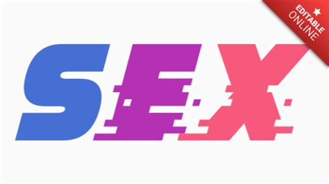 Sex Colored Font Text Effect Generator