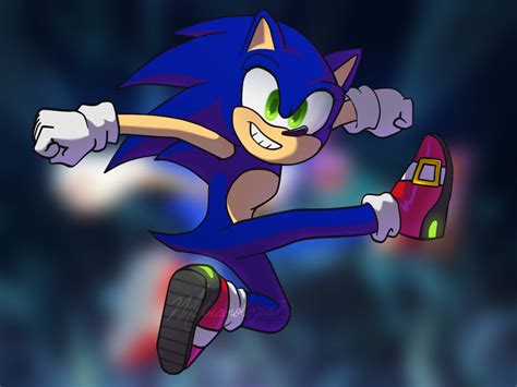 8559 Safe Artist Creechurr Sonic The Hedgehog Sonic Prime Abstract Background Clenched