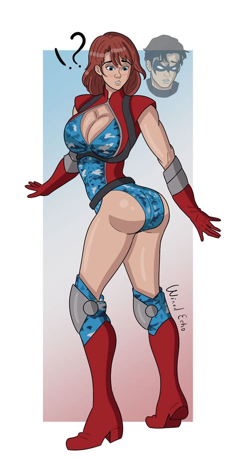 Rule 34 Ass Blue Eyes Body Swap Breasts Breasts Bigger Than Head Bubble Butt Cleavage Dc Dc