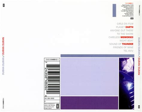 Release Duran Duran” By Duran Duran Cover Art Musicbrainz