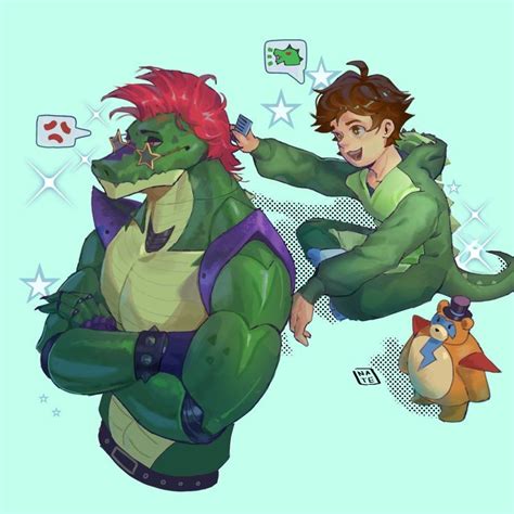 Montgomery Gator Fnafsb Monty On X Anime Fnaf Fnaf Characters