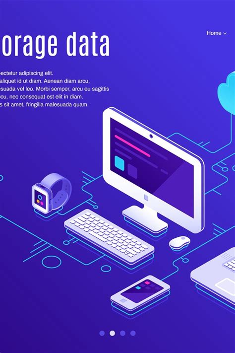 Cloud Storage Landing Page Synchronization Clouds 960186