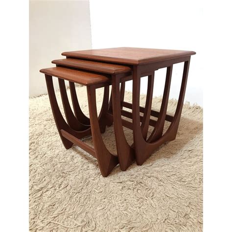 vintage g plan astro nested tables by victor wilkins 1970s