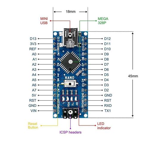 Arduino Nano V ATmega P Development Board In Pakistan SMART HALLROAD