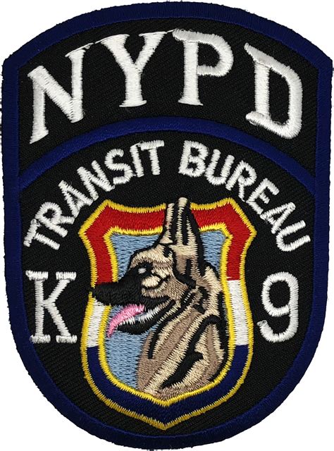 New York City Police Department Nypd Shoulder Patch Transit Bureau K