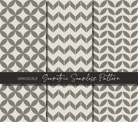 Premium Vector Grayscale Geometric Seamless Pattern 5 Premium Vector Grayscale Geometric Seamless Pattern 5