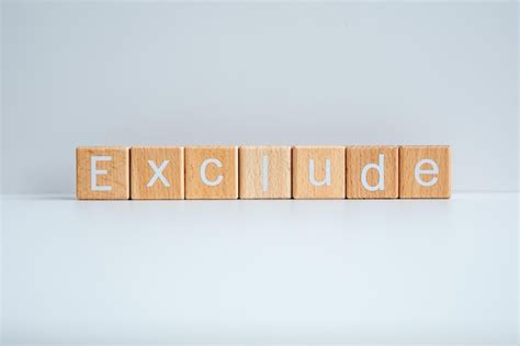 Premium Photo Wooden Blocks Form The Text Exclude Against A White