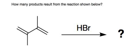Solved How many different products result from the reaction | Chegg.com