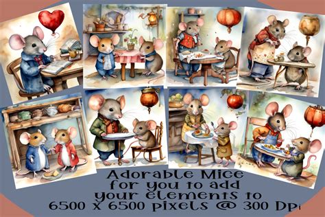 Whimsical Mouse Tales Graphic By Annies Ai Art · Creative Fabrica