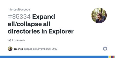 Expand All Collapse All Directories In Explorer Issue Microsoft Vscode GitHub
