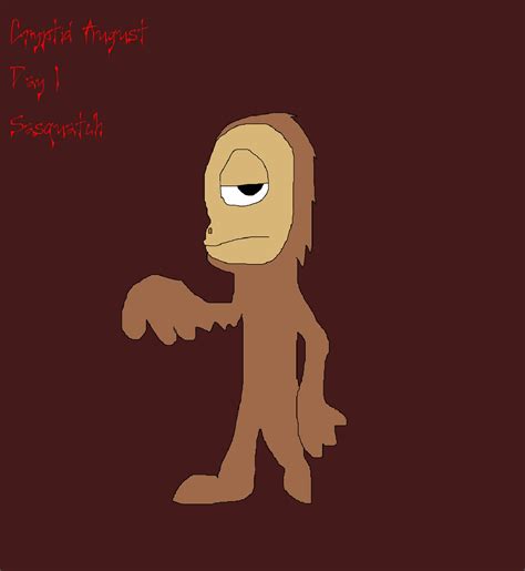 Cryptid August Day 1 Sasquatch By Sophia193da On Deviantart