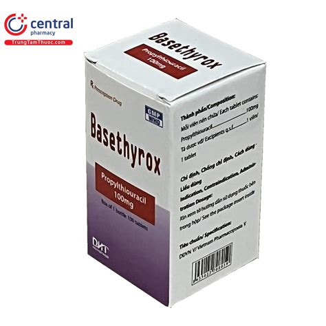 ChÍnh HÃng Thuốc điều Trị Cường Giáp Basethyrox 100mg Hataphar