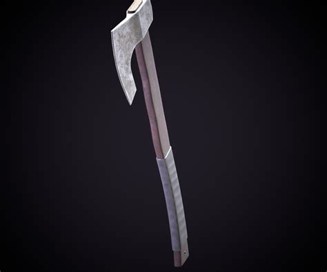 Artstation Hand Axe Game Assets