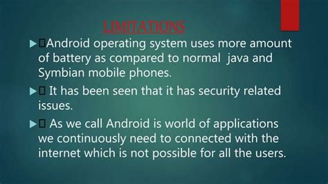 android operating system seminar ppt ppt