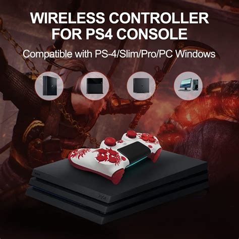 Buy Wireless Controller Compatible With Ps4 Slim Pro Console Pc With