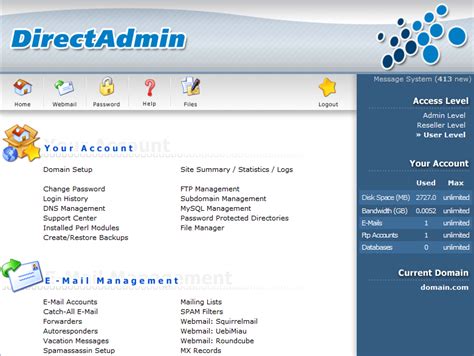 How To Specify A Catch All Email Account Directadmin Ipserverone