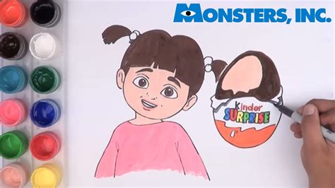 How To Draw Boo From Monsters Inc Youtube