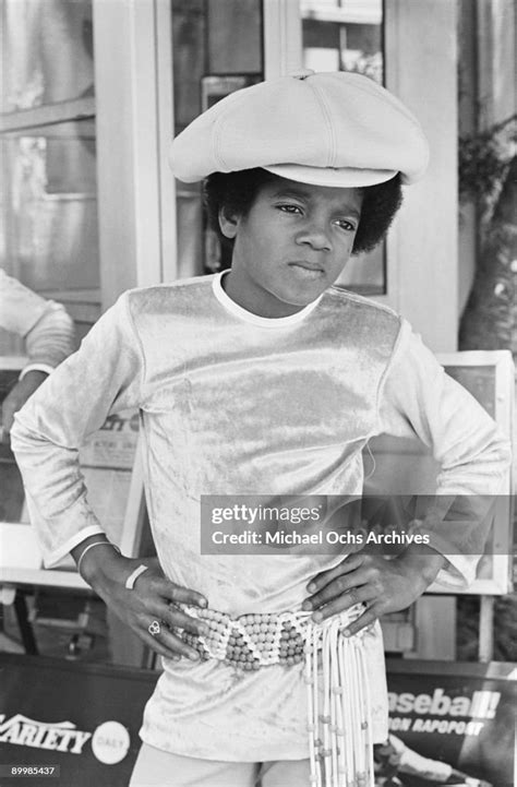American Singer Michael Jackson Outside At The Abc Studios 9th July