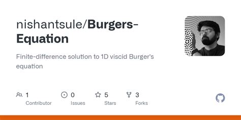 Github Nishantsuleburgers Equation Finite Difference Solution To 1d Viscid Burgers Equation