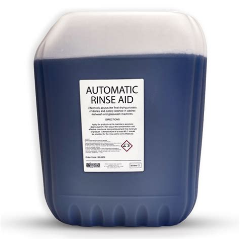 System Hygiene Automatic Rinse Aid 20ltr 5ltr System Hygiene