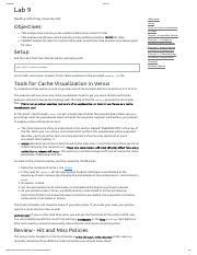 CS C Pdf CS C Lab Deadline EOD Friday November Th Objectives TSW Analyze