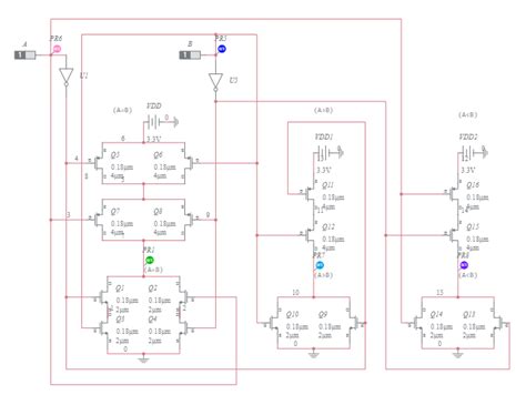 Bit Magnitude Comparator Multisim Live