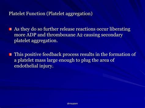 Ppt Platelet Function Powerpoint Presentation Free Download Id 6609153