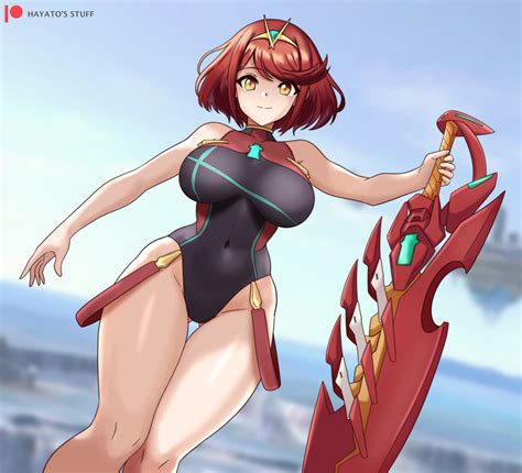 Hayato Stuff Pyra Pro Swimmer Xenoblade Pyra Xenoblade Xenoblade Chronicles Series